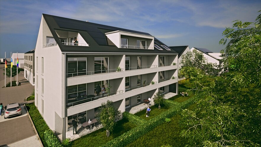 Neubau Ortsmitte Bavendorf, - Josef Hebel Bauunternehmung